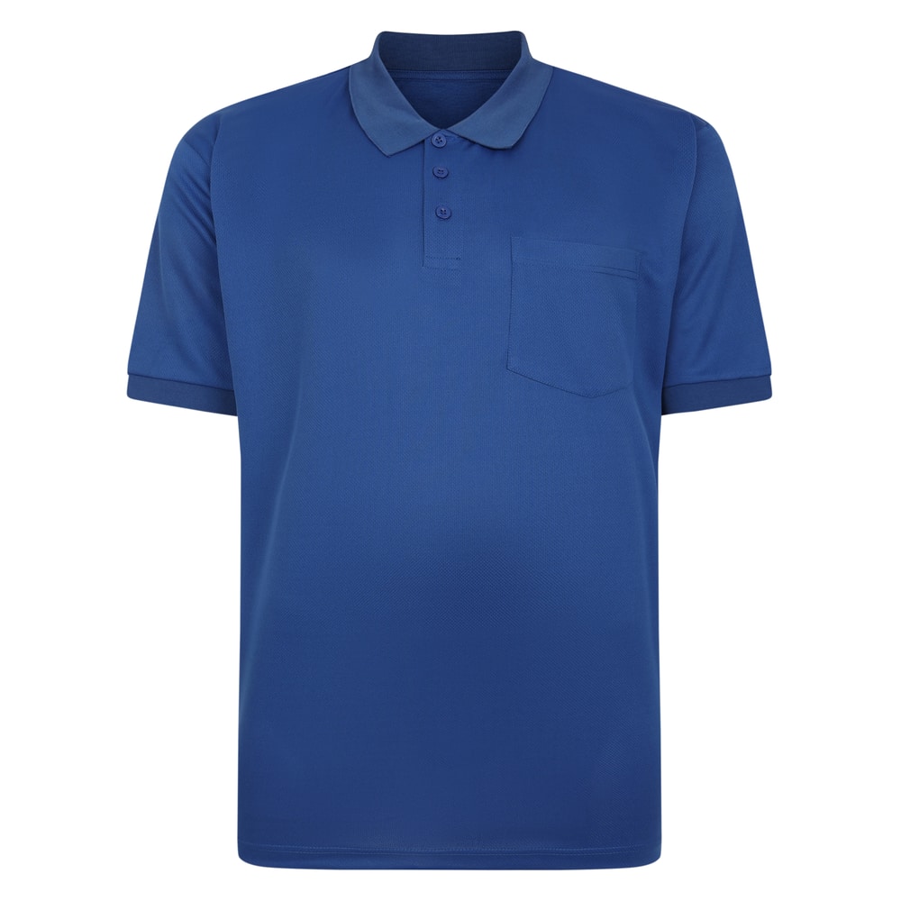 Bigdude Active Polo Shirt Deep Blue | BigDude